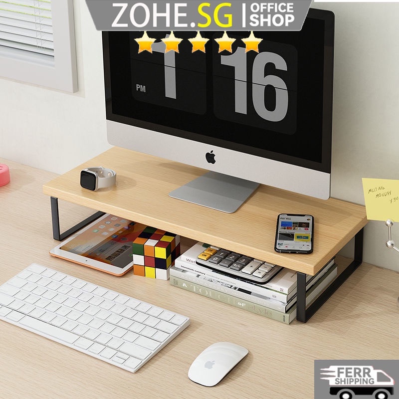 Outlier Monitor Riser Monitor Stand Writing Shelf Laptop Stand Wooden ...