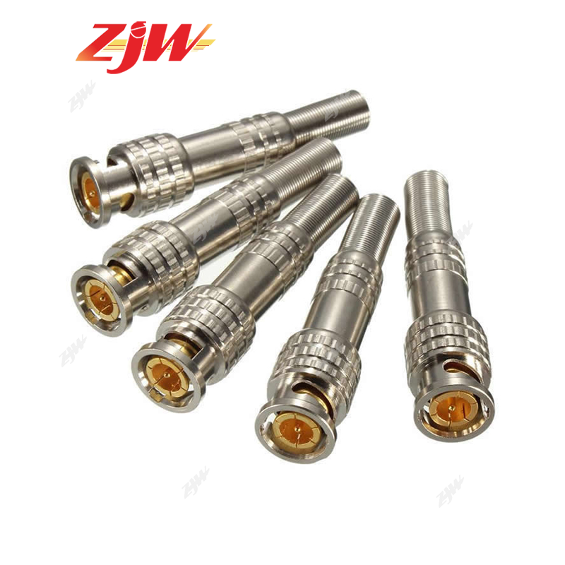5pcs BNC Connector Gold (scew type )RG59 and RG6 Siamese Cable for CCTV ...