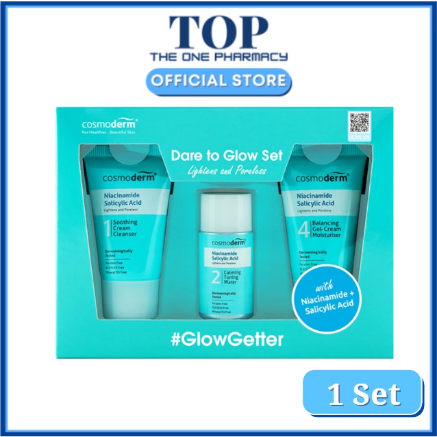 Cosmoderm Niacinamide Salicylic Acid Starter Kit (Dare to Glow Set ...