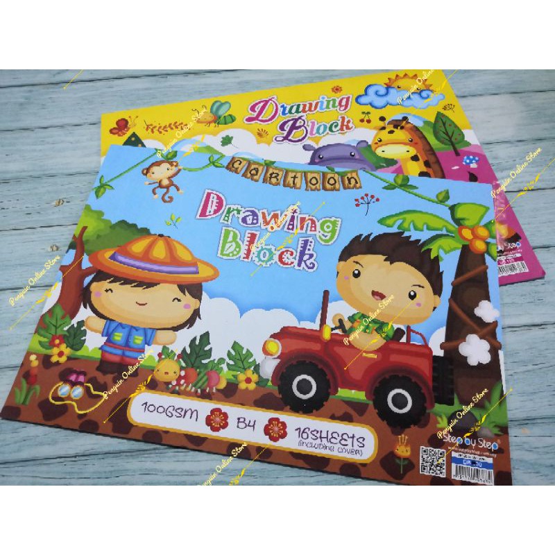 FOR KEDAI RM2 PLUS STATIONERY DRAWING BLOCK B4 KERTAS LUKIS LUKISAN ...