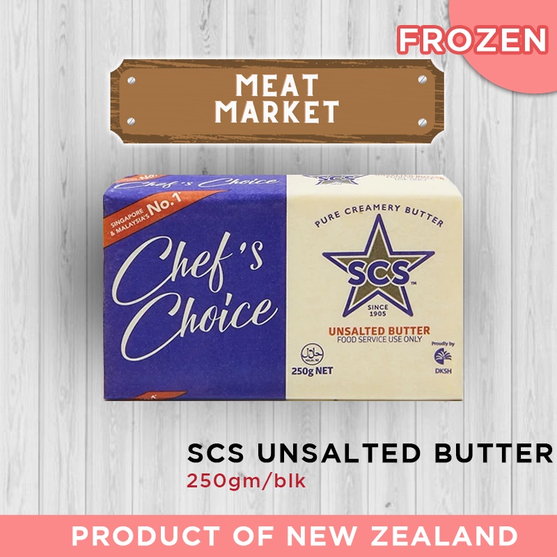 SCS UNSALTED BUTTER 250GM | Shopee Singapore