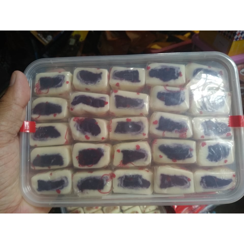 Pastillas de Yema with Ube Flavor 25 pcs per tub | Shopee Singapore