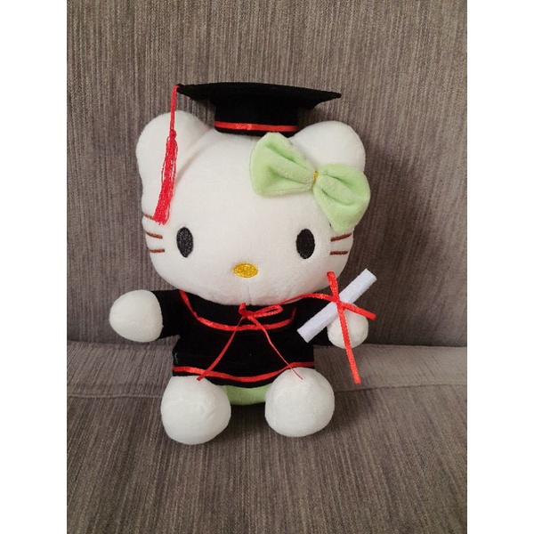 Hello kitty graduation bear Kuromi Keroppi grad bear plush toy nautical ...