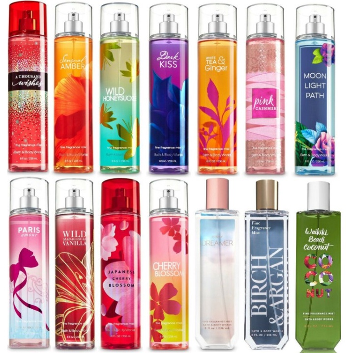 [NEWEST Collections] Bath and Body Works Fine Fragrance Mist 236ml | Shopee Singapore