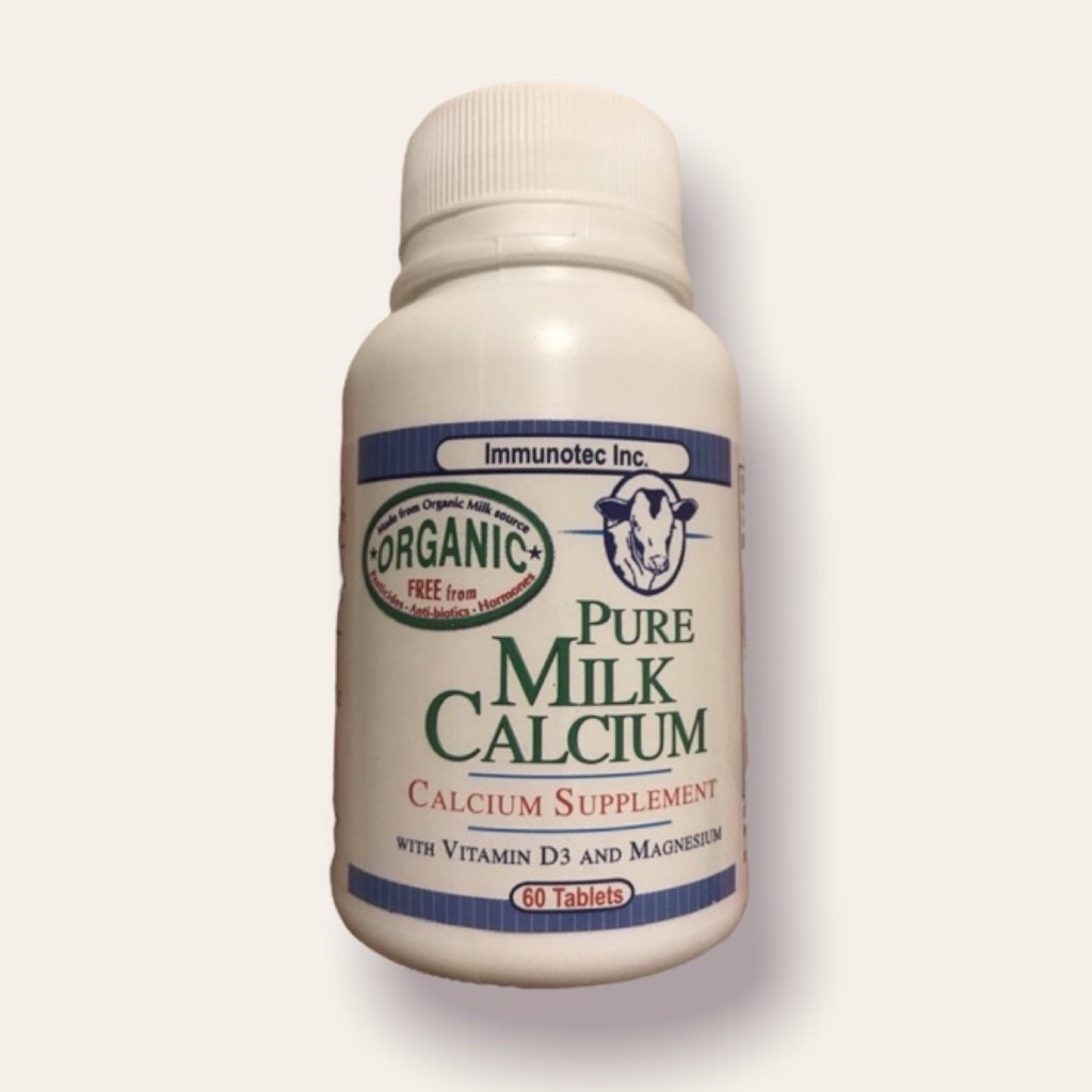 Immunotec Organic Pure Milk Calcium Supplement 60s | Shopee Singapore