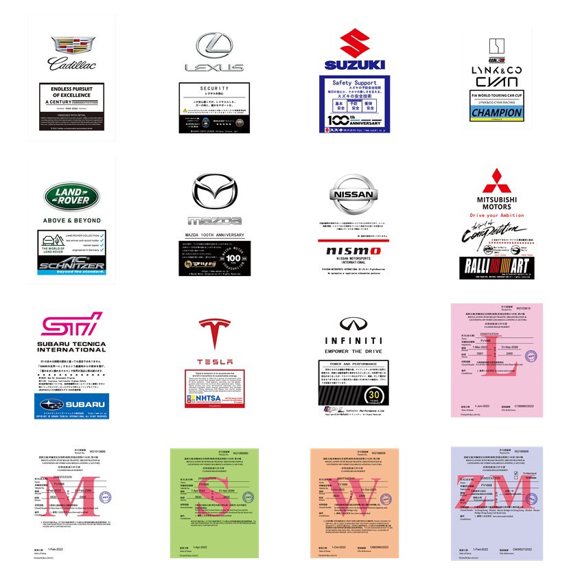 Auto Windshield Electrostatic Stickers Car Styling Interior Sticker For ...