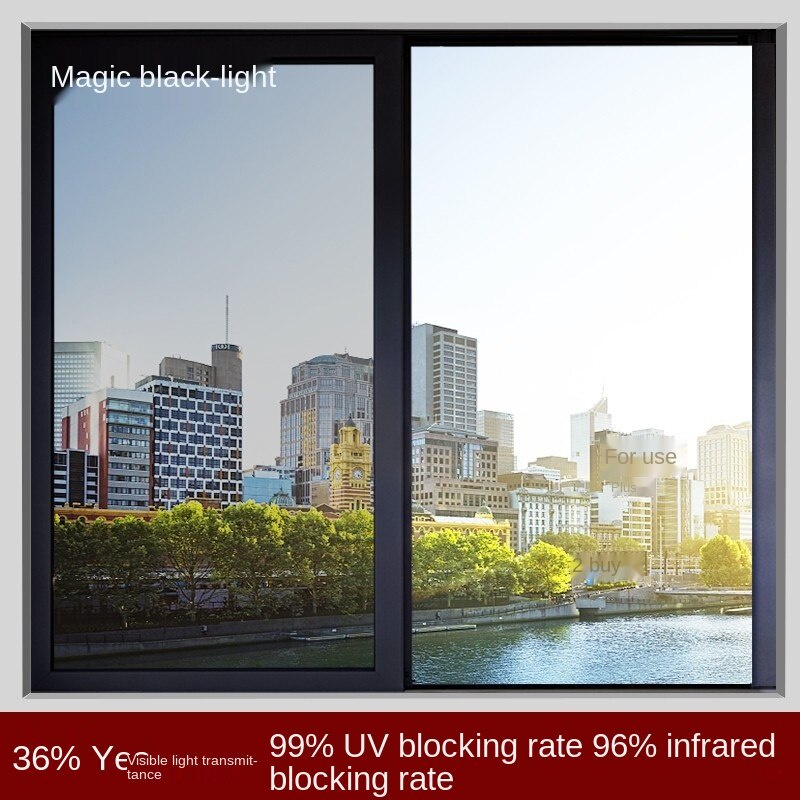 Window film Shading heat insulation and sunscreen cellophane film anti ...