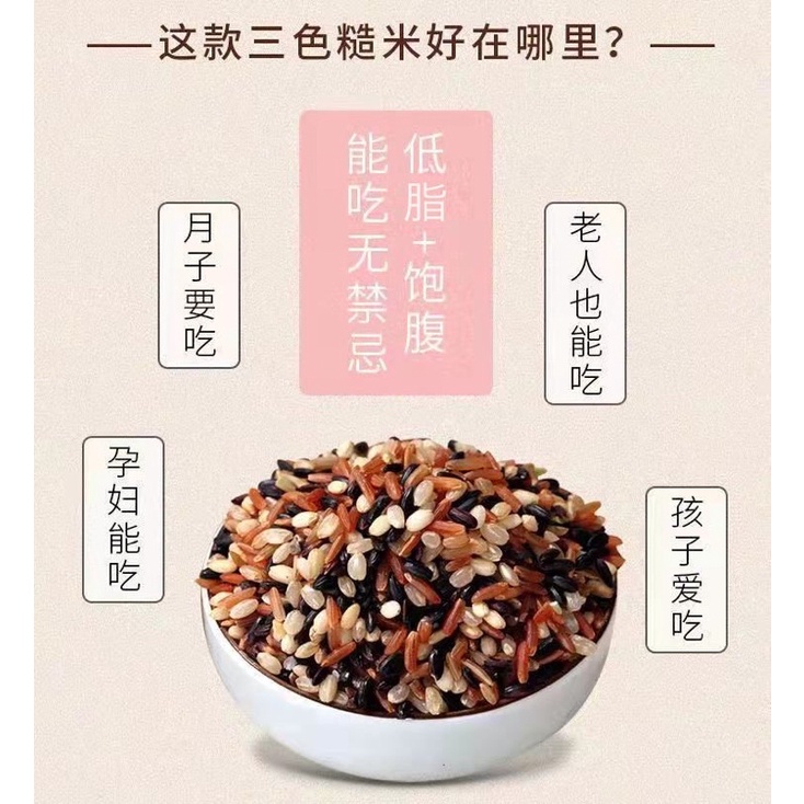 🔥Ready Stock🔥Three-Color/Five-Color Brown Rice Low Calories Low Fat ...