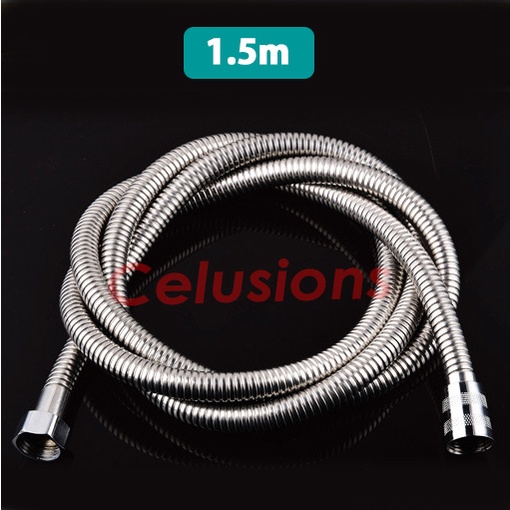 【1.5m | 2m】Stainless Steel Flexible Shower Head Bidet Spray Water ...