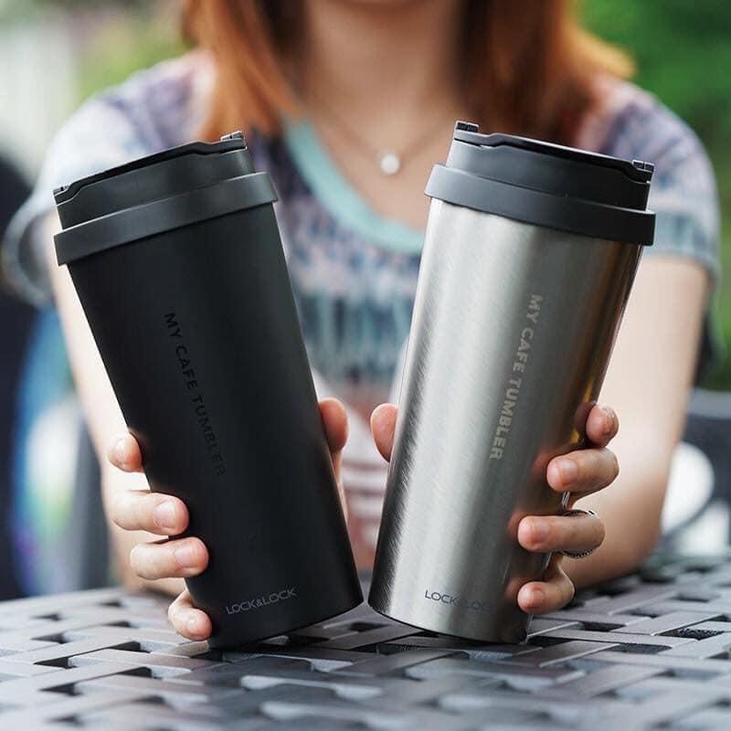Lock&Lock Stainless Steel Thermos Cup LHC4151BLK (540ml) | Shopee Singapore