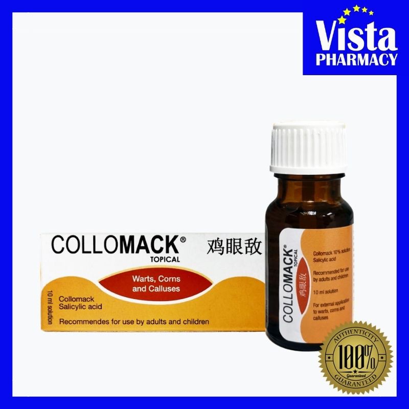 [Exp: 08/2026] Collomack Topical Warts, Corns And Calluses (10ml ...