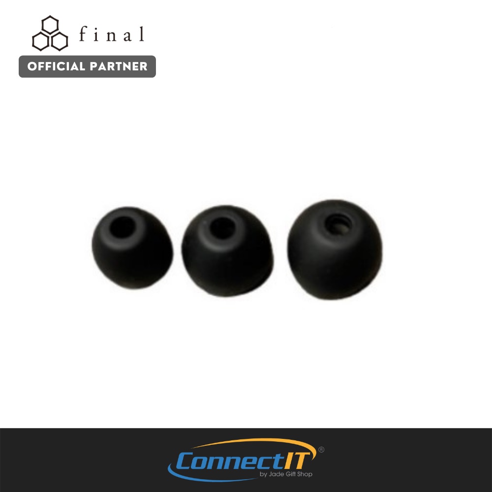 Final Audio Type E Premium Silicone Replacement Eartips with Case and ...