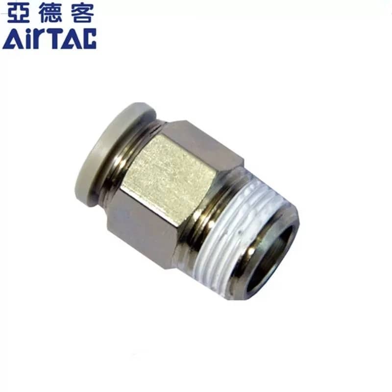 AIRTAC PC SERIES PNEUMATIC ONE-TOUCH FITTING PUSH IN MALE STRAIGHT ...