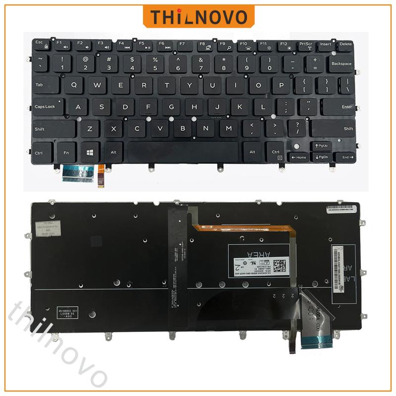 Dell XPS 13 9343 9350 9360 7547 7548 P54G P41F Notebook Keyboard ...