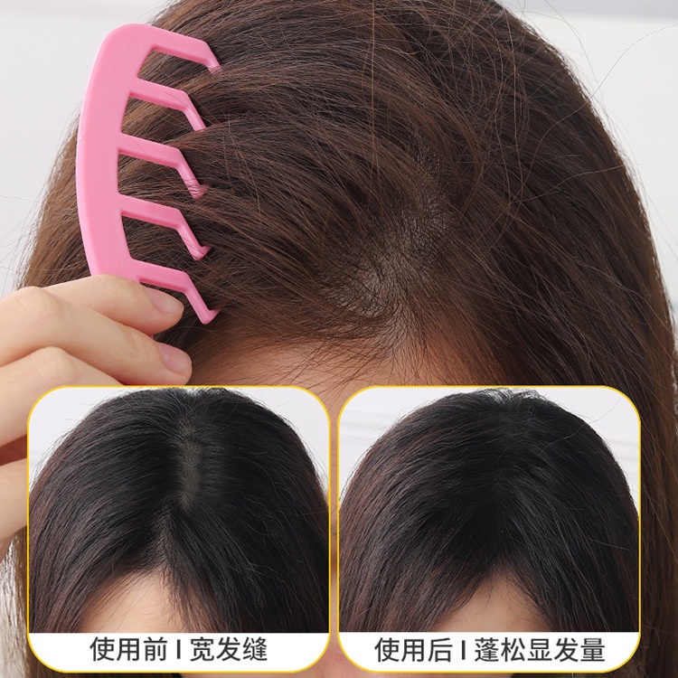 Bangs Styling Hair Root Top Fluffy Comb Z-Shaped Curly Sewing | Shopee ...