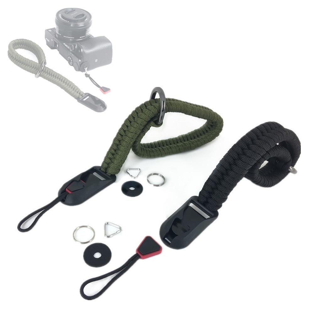 Quick Release Rig + Nylon Woven Hand Strap Rope for Mirrorless DSLR ...