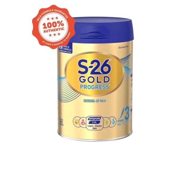 Wyeth S-26 Gold Progress Stage 3 Growing Up Milk Formula 900g | Shopee Singapore