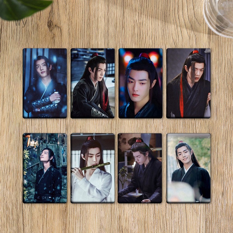 10Pcs/Set Chen Qing Ling Xiao Zhan Wang Yibo Card Stickers For Credit ...