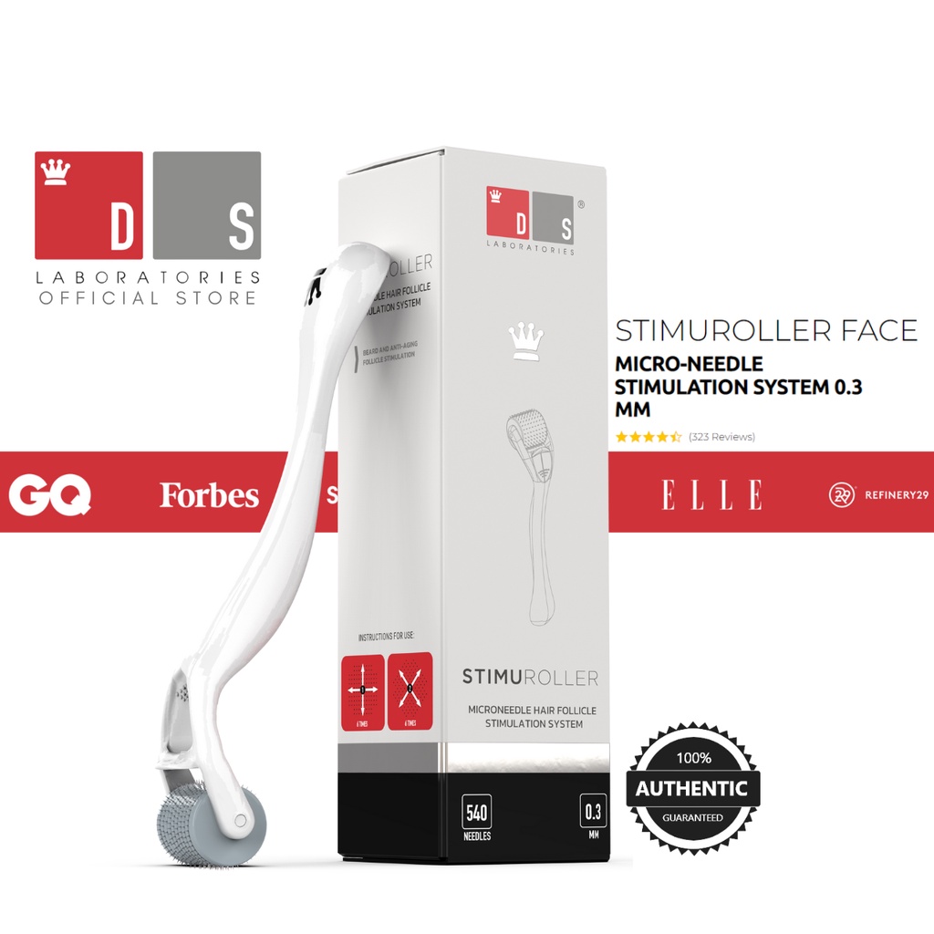 DS Laboratories Stimuroller Titanium Microneedling Dermaroller | Shopee ...