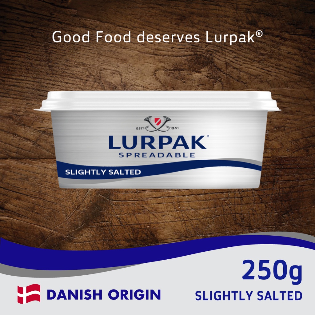 Lurpak Spreadable Slightly Salted Butter 250g | Shopee Singapore