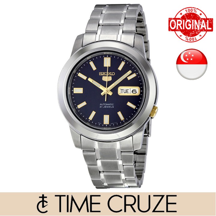 [TIME Cruze] Seiko 5 SNKK11K1 Automatic Blue Dial Stainless Steel Men ...