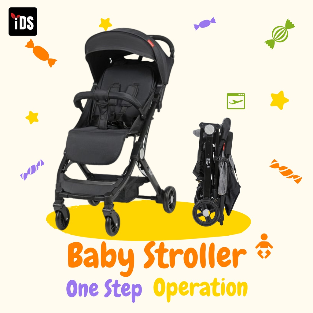 [iDS] High Quality Lightweight Baby Stroller, Reclining Travel Stroller ...
