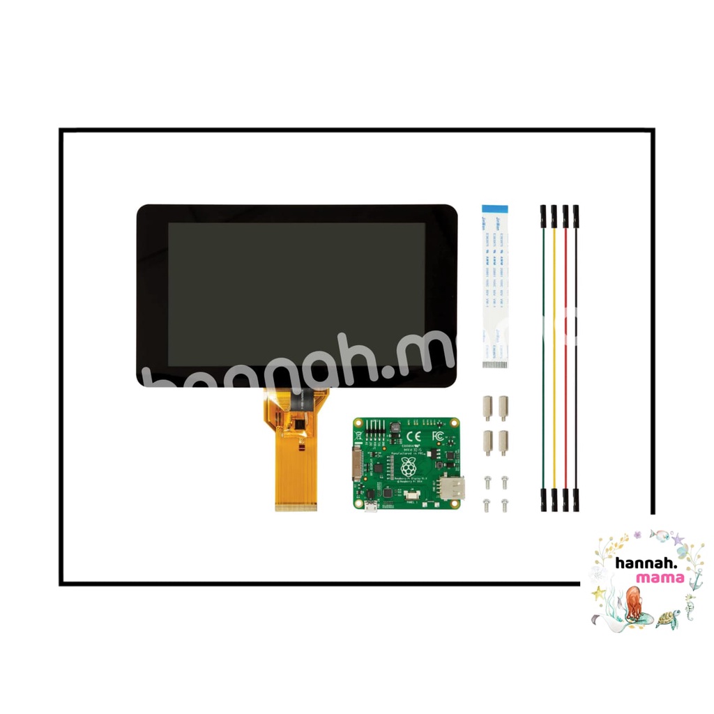 Raspberry Pi *Official* 7 inch Capacitive Touch Screen LCD | Shopee ...