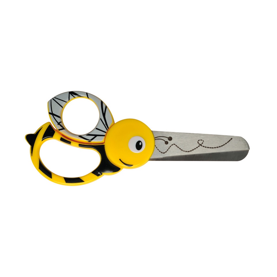 Fiskars Kids Animal Scissors 13cm, Bee | Gunting kanak-kanak, comel ...