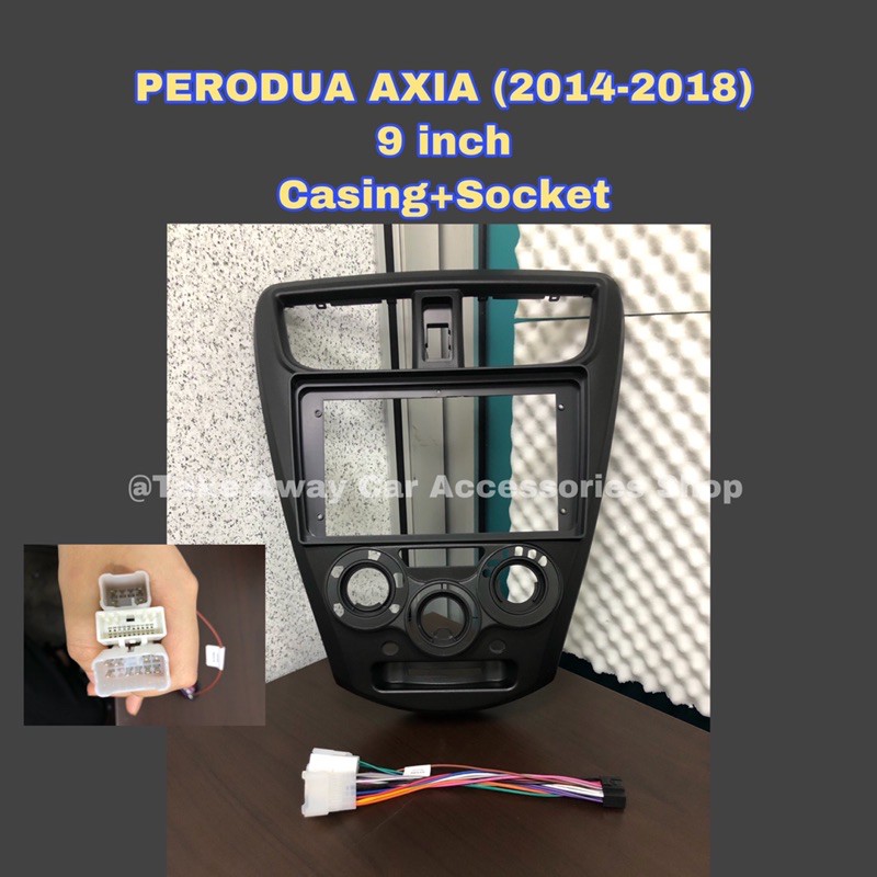 9 inch Android Player Casing For PERODUA AXIA 2014 2015 2016 2017 2018 ...