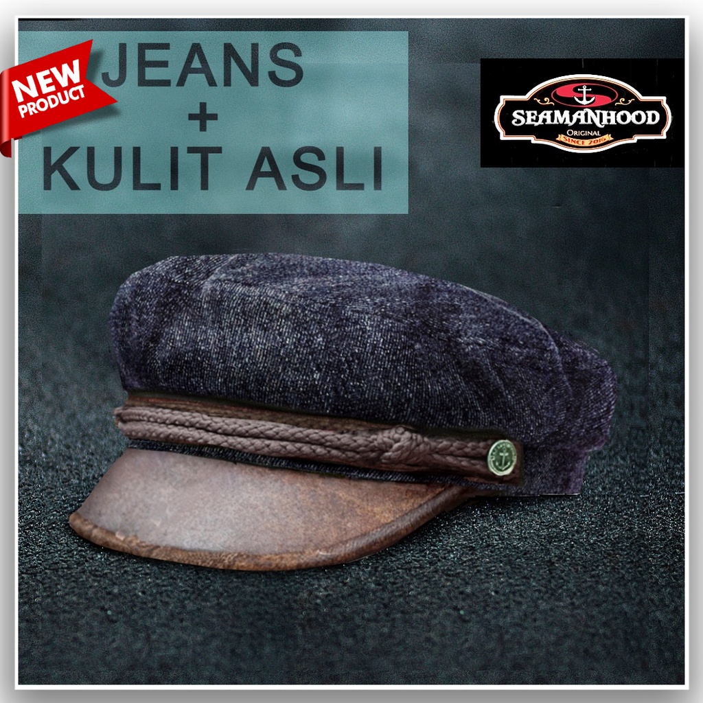 Premium Sailor Fiddler Hat - Captain's Hat - Classic Greek Fisherman ...