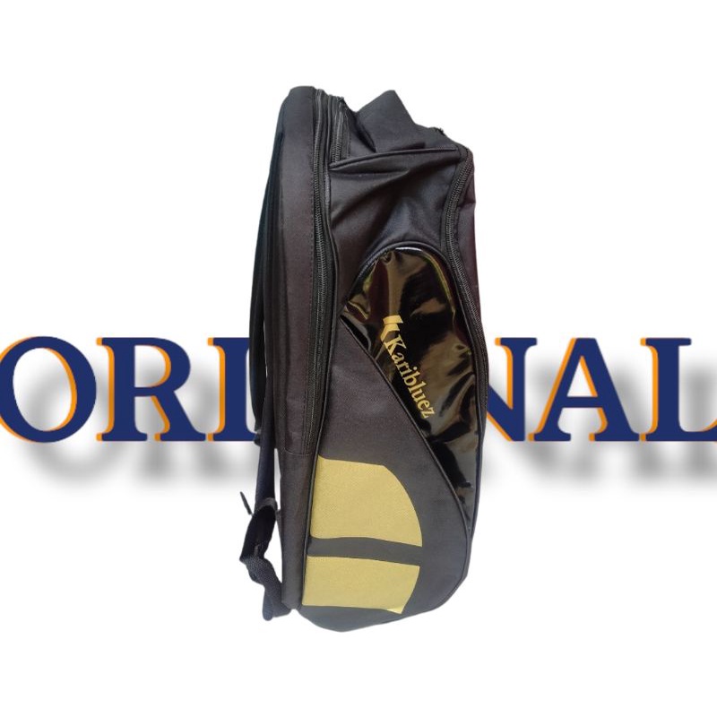 HITAM Karibluez Badminton Tennis Racket Bag BONUS G.K SHUTTLECOCK l ...