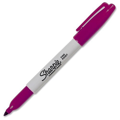 12 pcs Sharpie Permanent Markers, Fine Point, Berry | Shopee Singapore