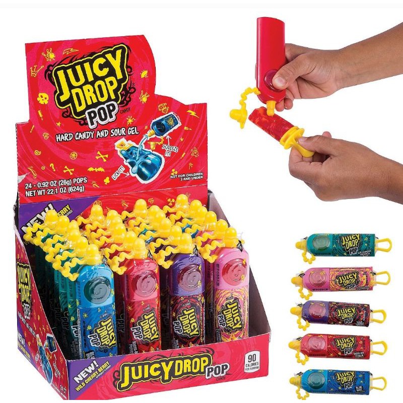26g × 12 Juicy Drop Pop Assorted Flavour | Shopee Singapore