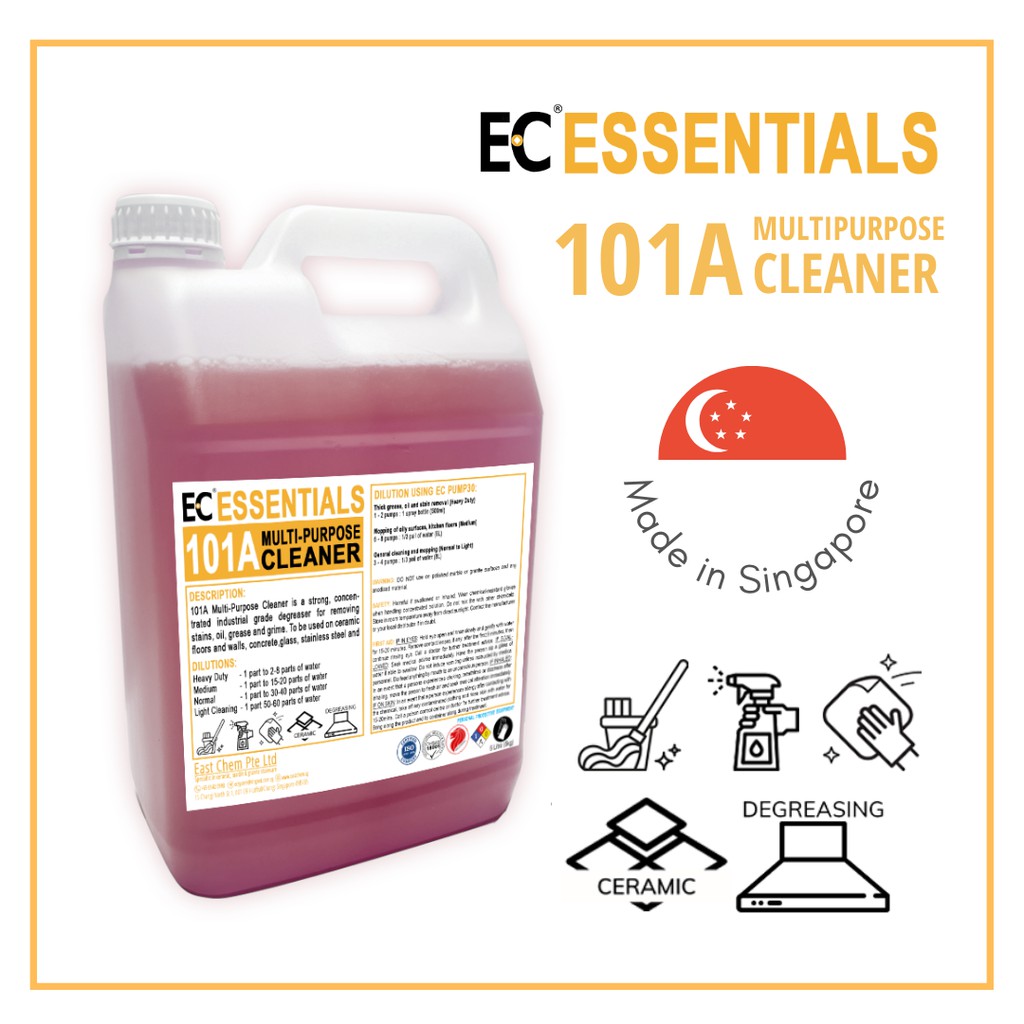 101A Multipurpose Cleaner 5L | Degreaser | Suitable for Ceramic Tiles ...