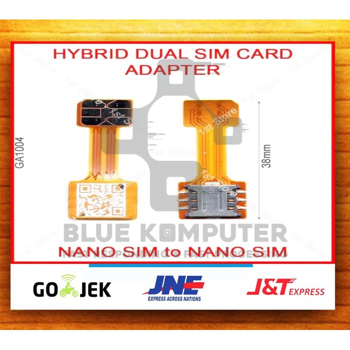 Flexibel ADAPTER SIM HYBRID / CONVERTER DUAL SIM CARD NANO | Shopee ...