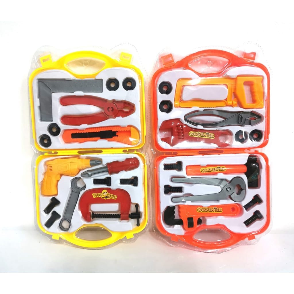 Workshop Tools Set Pretend Play Tool Kit Construction Toys | Shopee ...