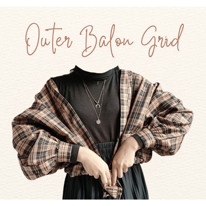 Outer Balloon GRID SQUARE // OUTER Balloon Flannel // OUTER Balloon ...