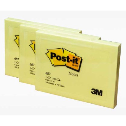 3M 654Y/657Y/ 655Y POST-IT NOTE 3X3/ 3X4/ 3x5in | Shopee Singapore