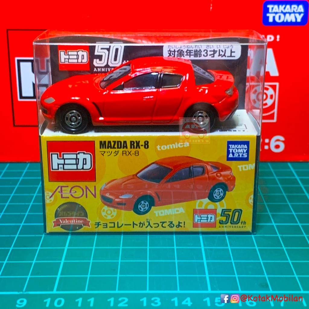 AEON TOMICA VALENTINE 50TH ANNIVERSARY EDITION - MAZDA RX-8 | Shopee ...