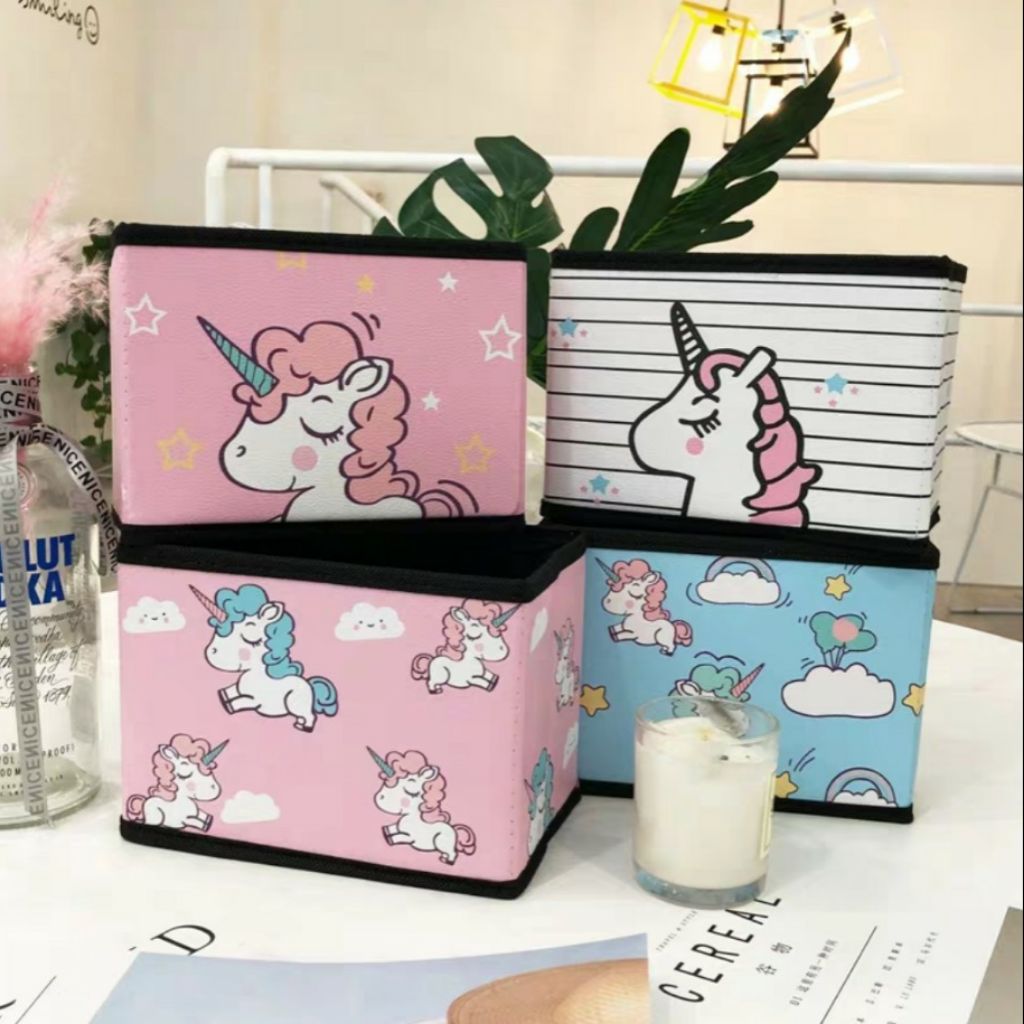 Unicorn storage box (small), snoopy, tsum, Winnie the Pooh, hello kitty ...