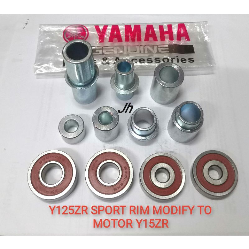 BEARING & BUSH COMPLETE SET FOR SPORT RIM Y125ZR PNP Y15ZR | Shopee ...