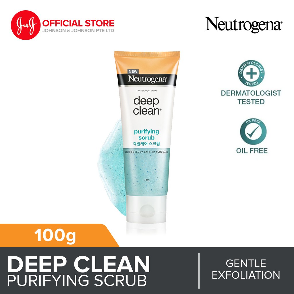 Neutrogena Deep Clean Purifying Daily Scrub 100g | Shopee Singapore