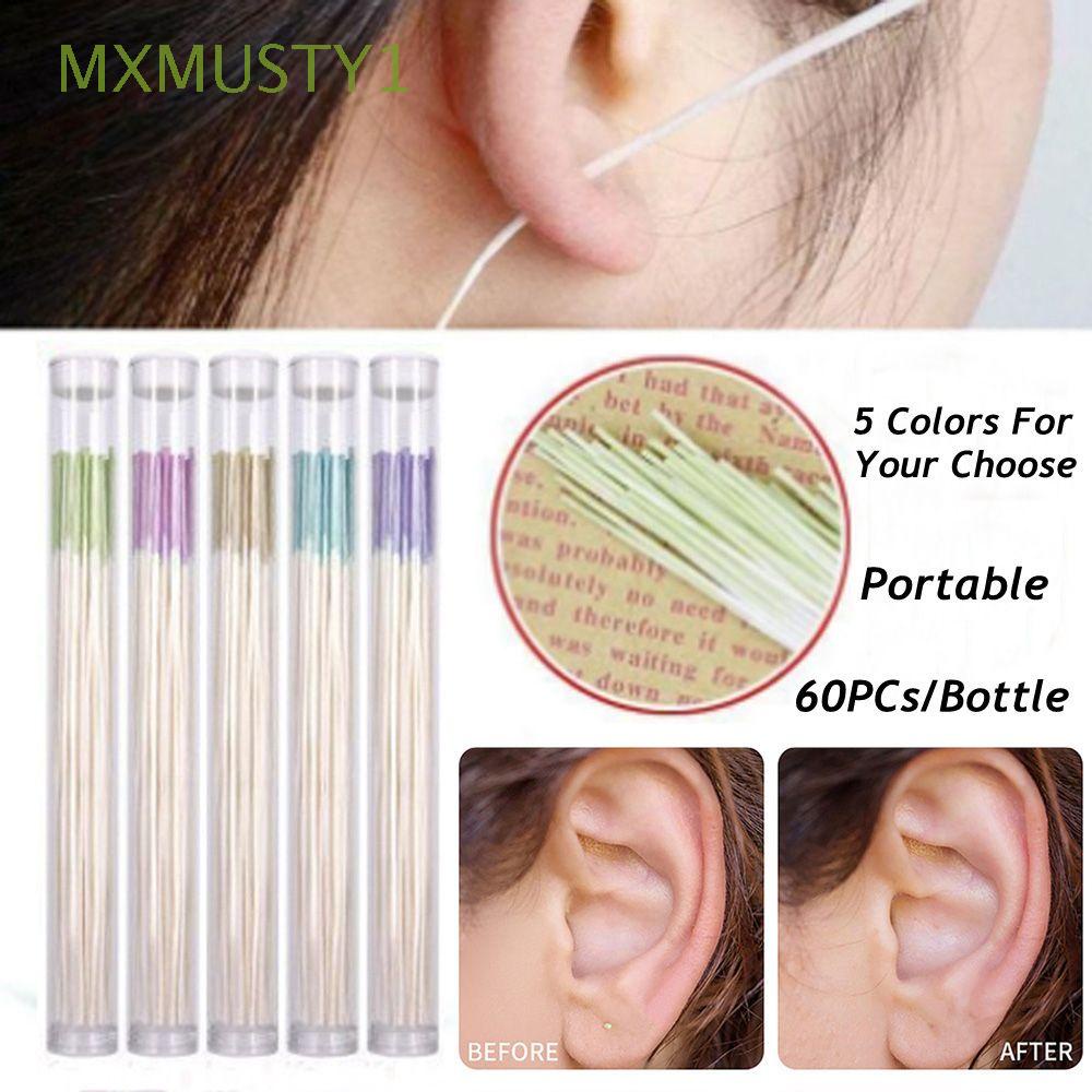MXMUSTY1 60Pcs Ear Cleaning Floss Convenient Ear Dirt Floss Ear ...