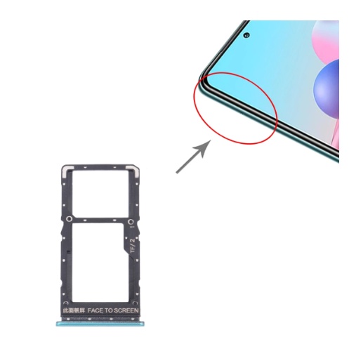 WMK Slot Simcard Holder Simtray Sim Tray Card Lock Xiaomi Redmi Note 10 ...
