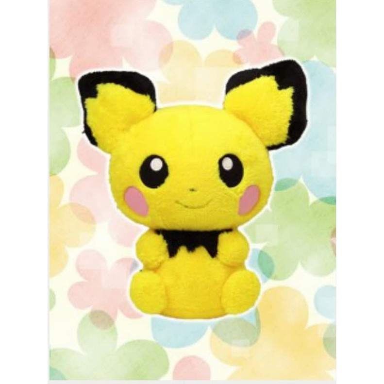 Pokemon Pichu Warm & Fluffy Satisfying Big Plush - Direct from Japan ...