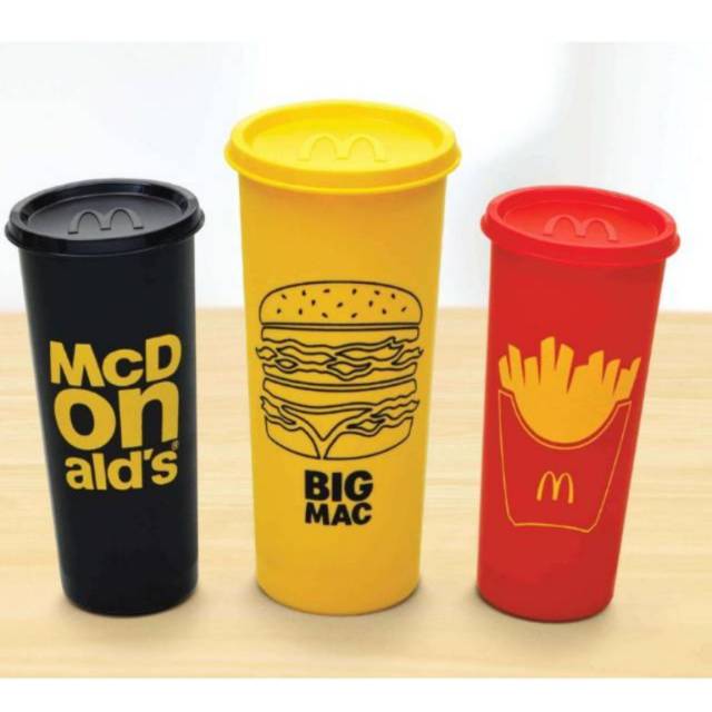 Mcd Mcdonald Reuseable cup / Tumble (1pc) | Shopee Singapore