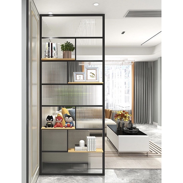[Free Installation] Customized Partition Screen of Living Room Glass ...
