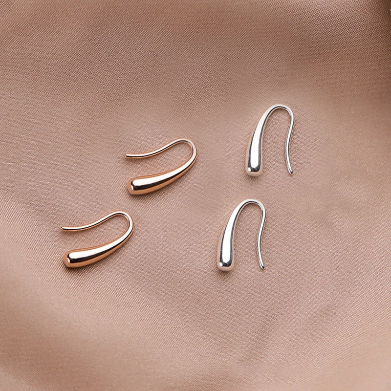 S925 Silver Ear Nail Women Small Water Drops Earrings Earrings Earrings ...