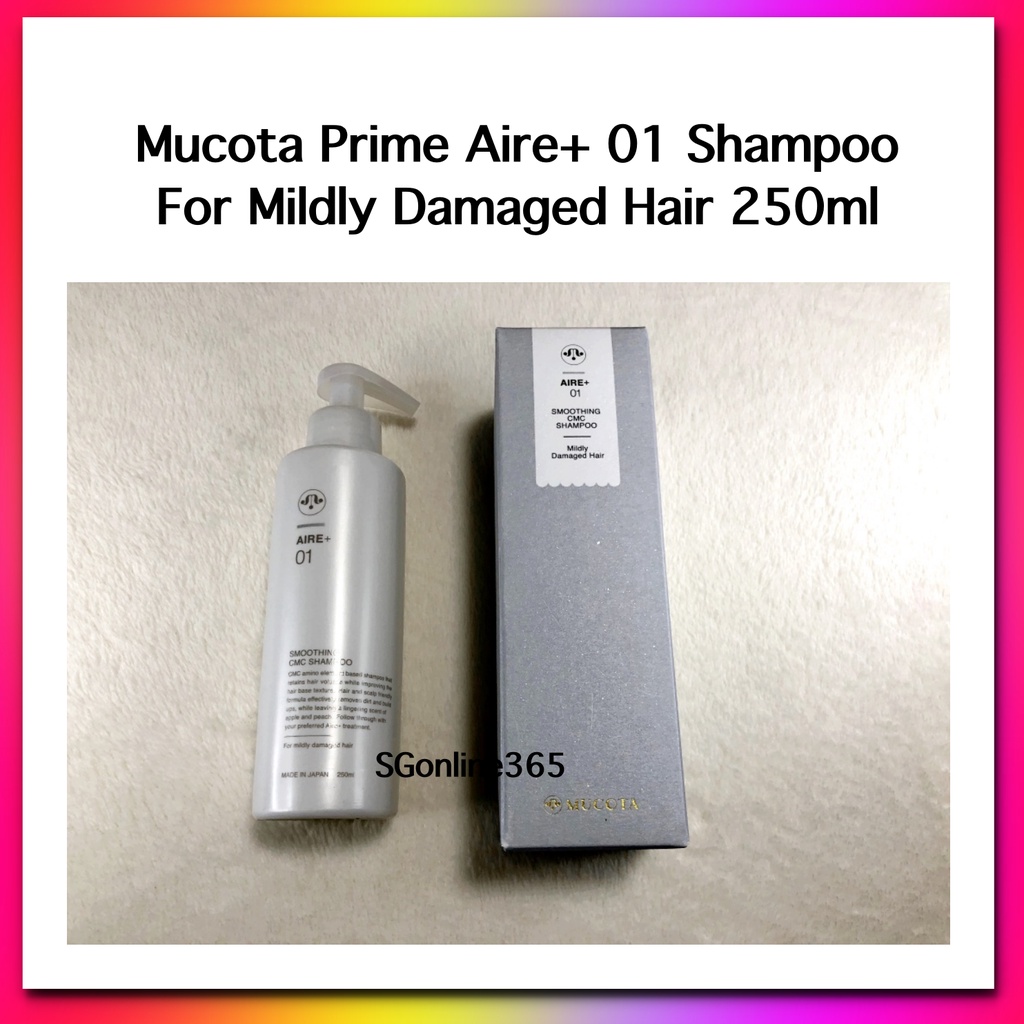 Mucota Prime Aire+ 01 Shampoo 250ml + 03 Treatment 200ml for Mildly and ...