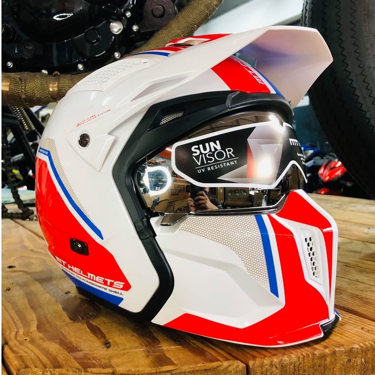 MT Helmet Street Figther Full Face Touring Helmet Modular Open Faced ...